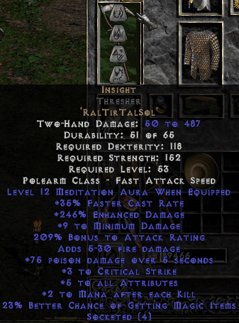 Insight: Weapon Rune Word - Diablo 2