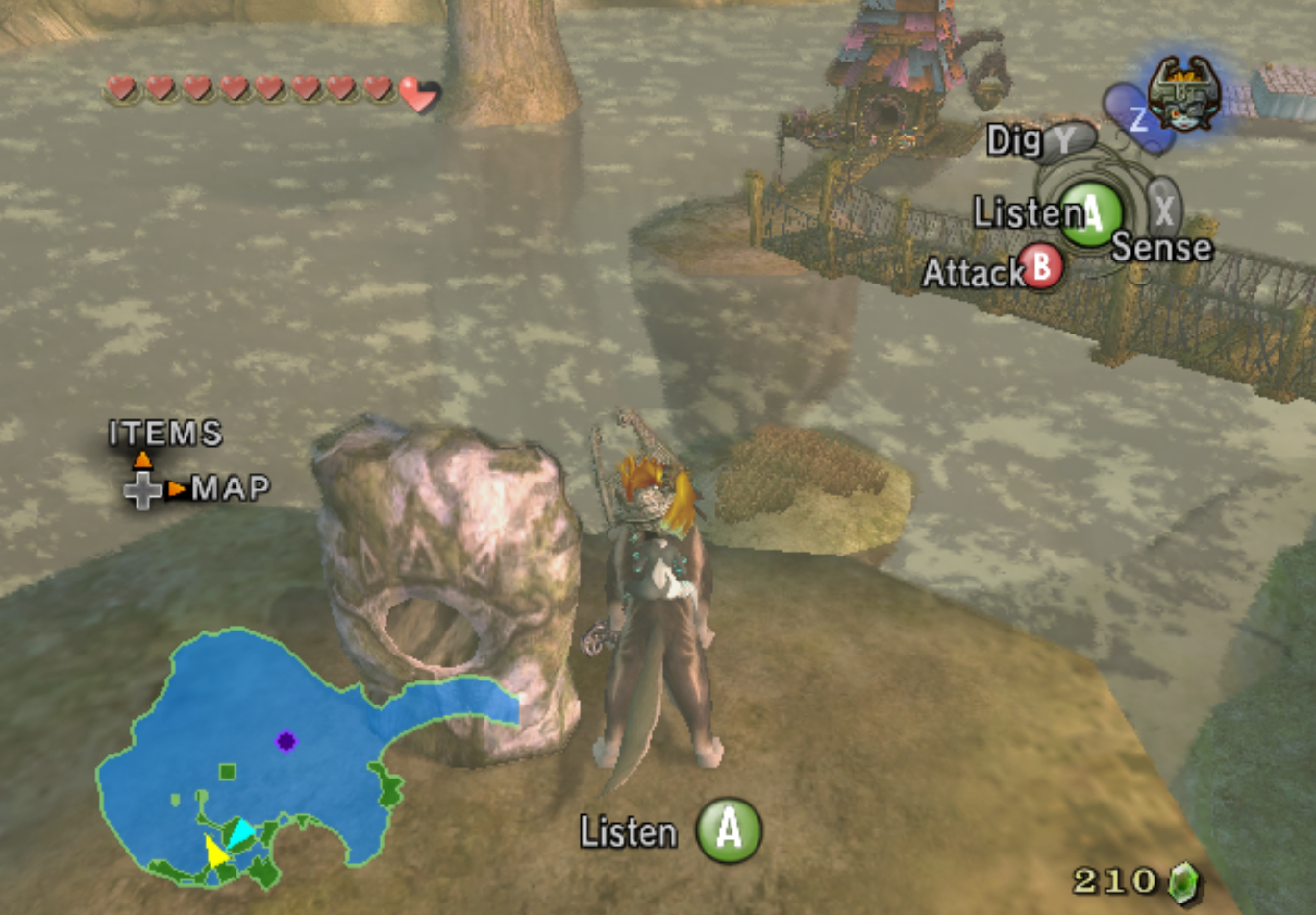 Lake Hylia Howling Stone Location & Song Combination