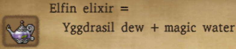 Item Alchemy Recipes in Dragon Quest VIII